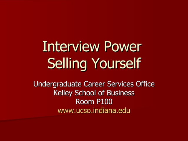Tips For Interviewing Power Selling | PPT