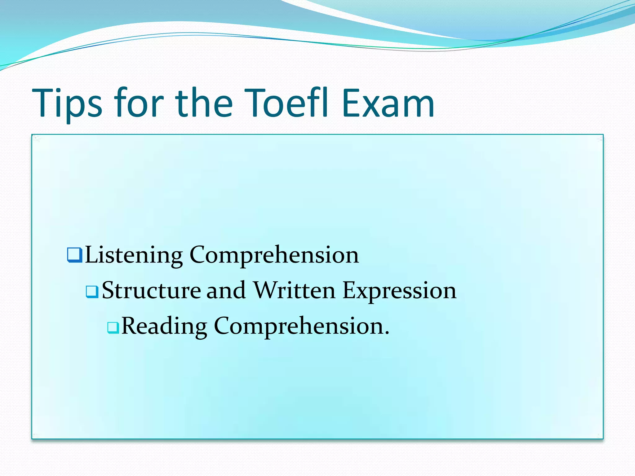 Tips for-toefl-grammar | PPT