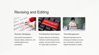 Tips for Writing the Best Coursework | PPT