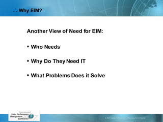 Tips On Building A Business Case For Your EIM Project | PPT