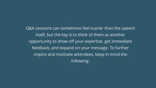 Tips on How to Handle Tough Q&A Sessions During Presentations | PPT