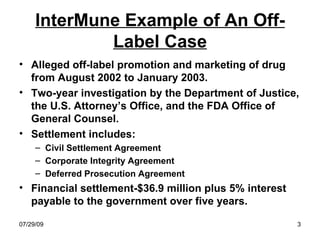 Tips to Avoid Off-label Promotion | PPT