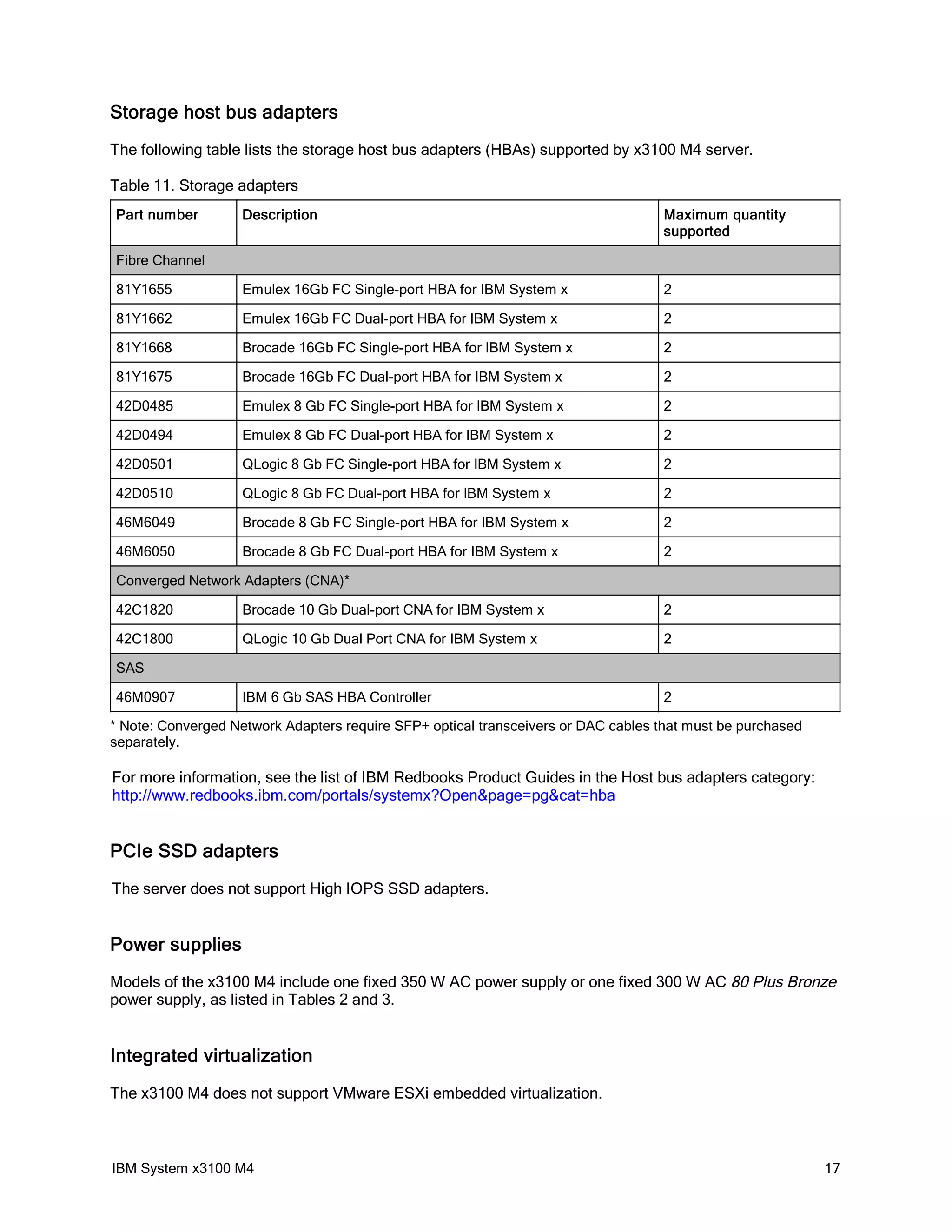 IBM Redbooks Product Guide: IBM System x3100 M4 | PDF