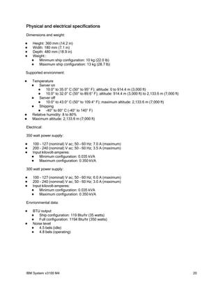 IBM Redbooks Product Guide: IBM System x3100 M4 | PDF