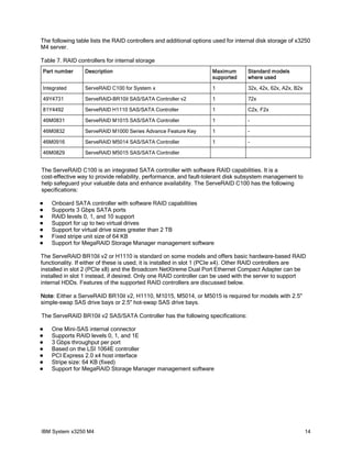IBM Redbooks Product Guide: IBM System x3250 M4 | PDF