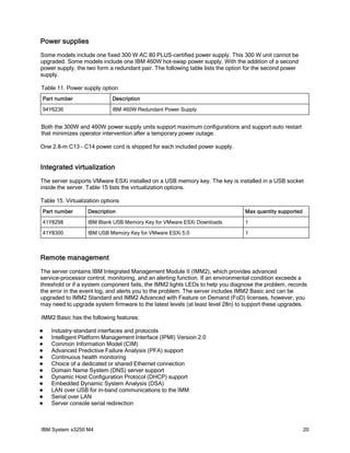 IBM Redbooks Product Guide: IBM System x3250 M4 | PDF