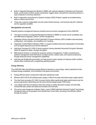 IBM Redbooks Product Guide: IBM System x3250 M4 | PDF