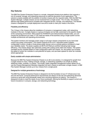 IBM Flex System Enterprise Chassis | PDF