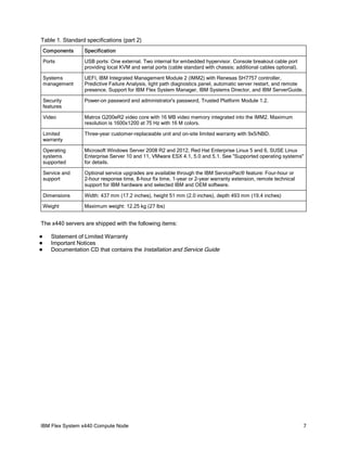 IBM Flex System x440 Compute Node | PDF