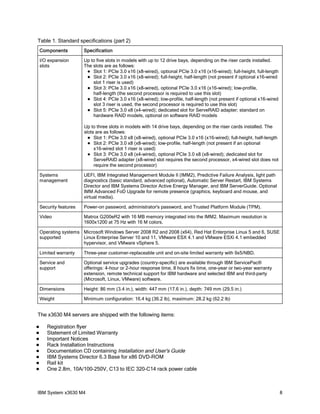 IBM Redbooks Product Guide: IBM System x3630 M4 | PDF | Operating ...