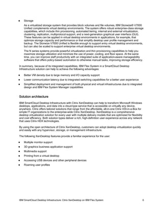 IBM SmartCloud Desktop Infrastructure: Citrix XenDesktop on IBM Flex System | PDF