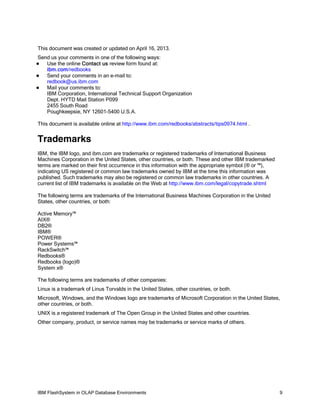 IBM FlashSystem in OLAP Database Environments | PDF | Cloud Computing ...
