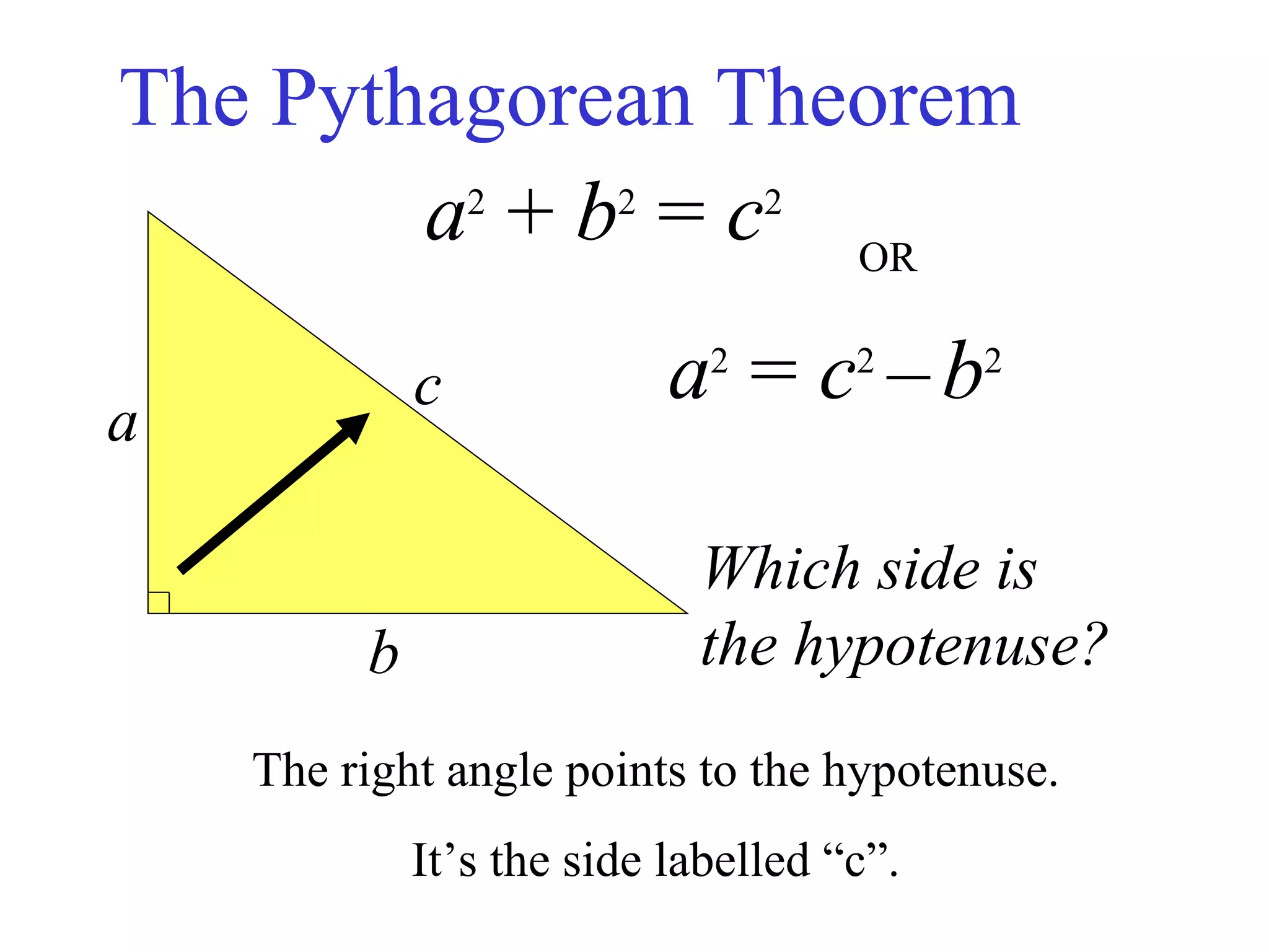 Pythagorean Theorem TIPS4RM | PPT | Physics | Science
