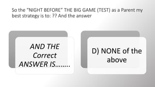 Minimizing Math Test Anxiety: Tips for 4th grade Parents: "P-A-C-K" and ...