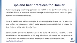 Tips and best practices for Docker | PPTX | Operating Systems ...