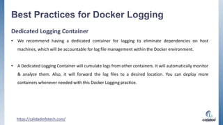 Tips and best practices for Docker | PPT