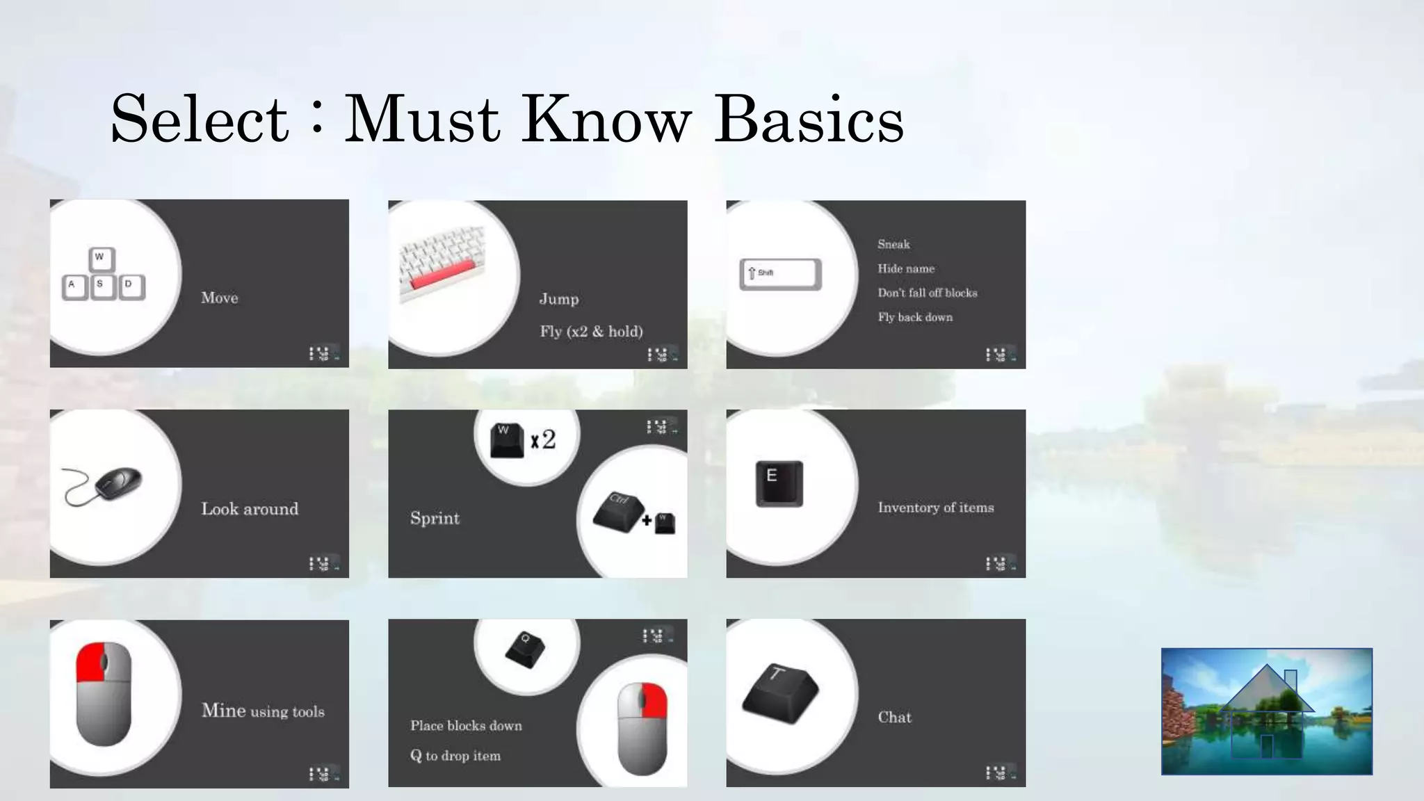 Tips and cheats Minecraft: Education Edition Desktop Version | PPSX