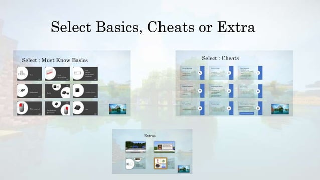 Tips and cheats Minecraft: Education Edition Desktop Version | PPSX