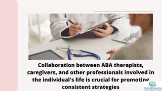 Tips and Strategies to Address Challenging Behaviors Using ABA Therapy ...