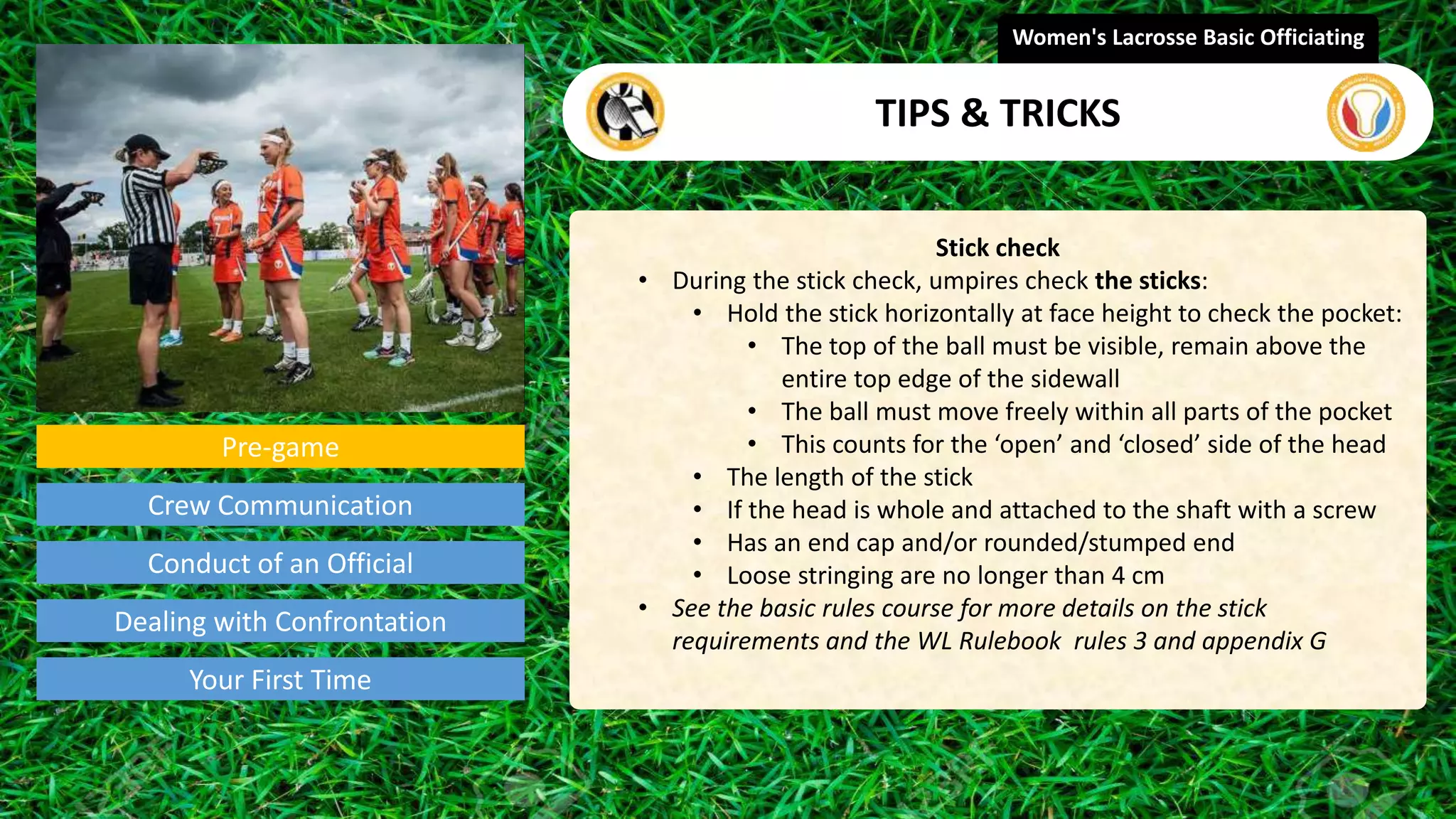 Tips and tricks - pre game.pptx