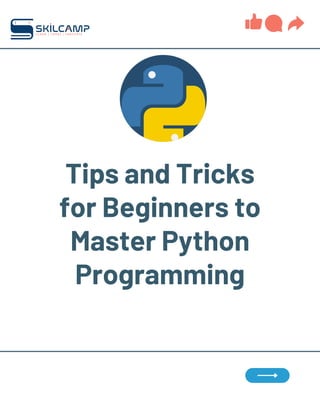 Python Mastery Course 2024: Top Tips and Tricks for New Programmers | PDF