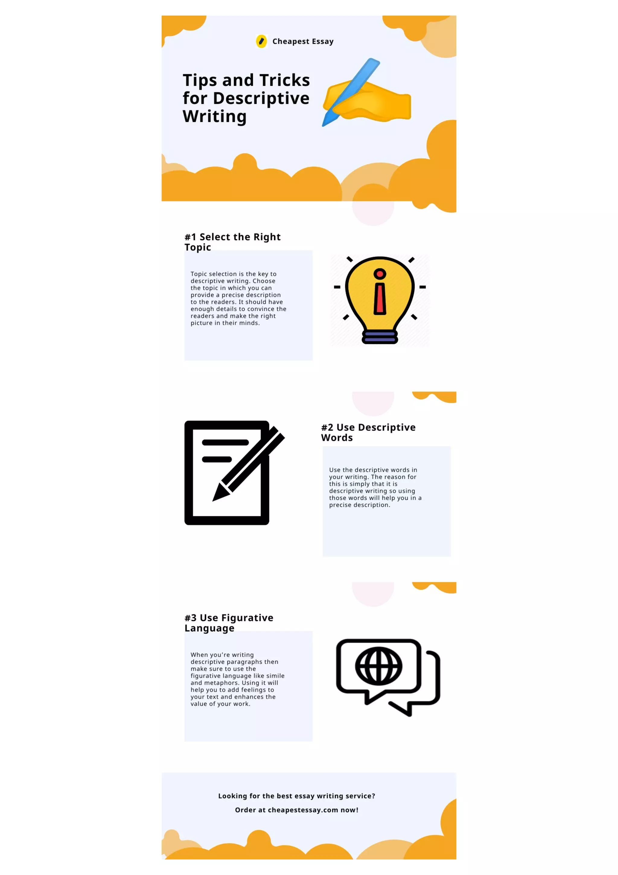 Tips and Tricks for Descriptive Writing | PDF