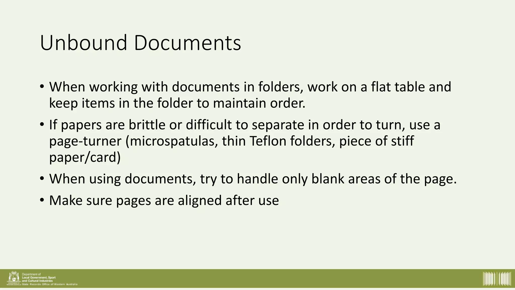 Tips and tricks for handling archives | PPT