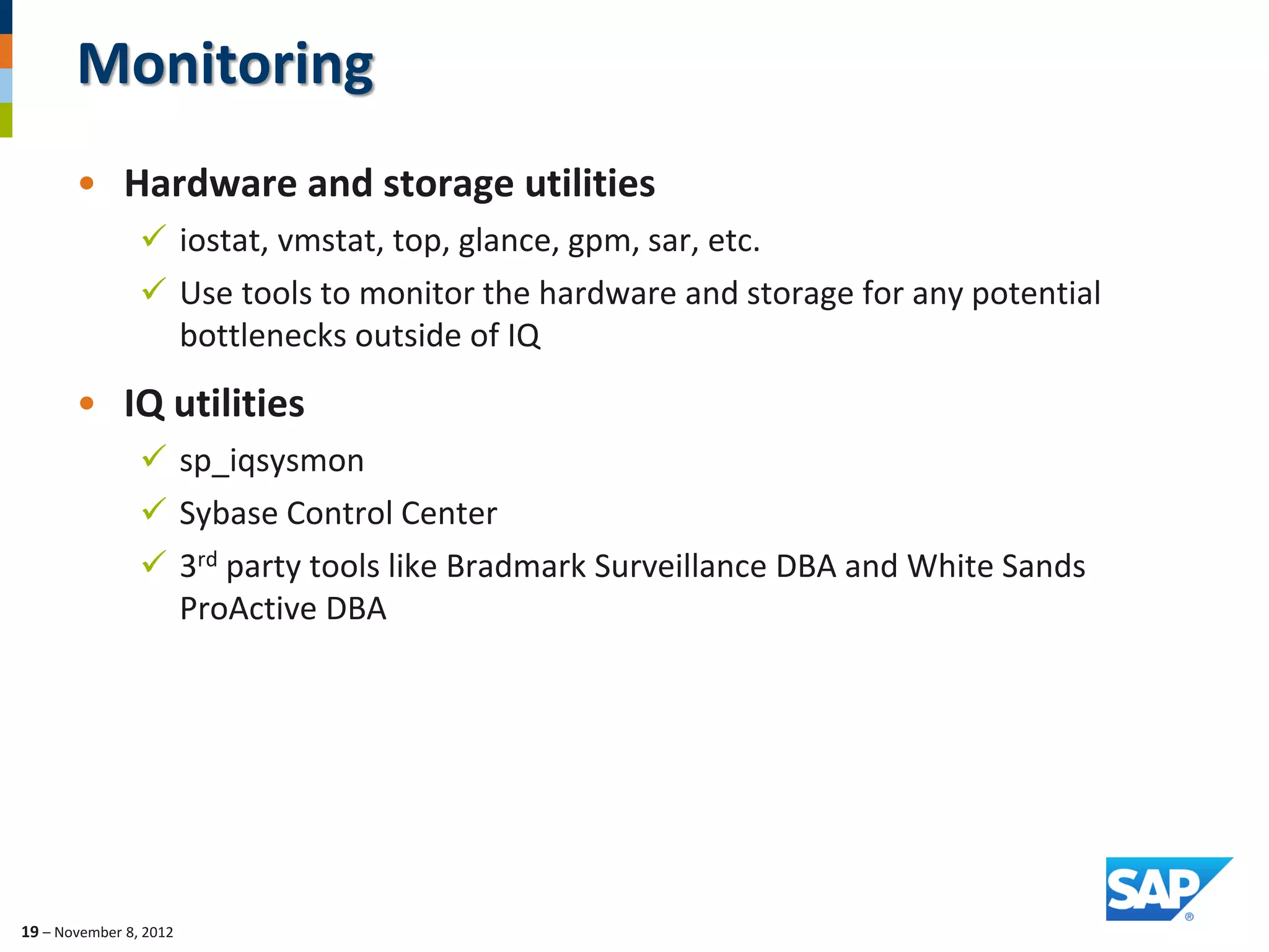 Tips and Tricks for SAP Sybase IQ | PDF