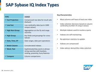 Tips and Tricks for SAP Sybase IQ | PDF