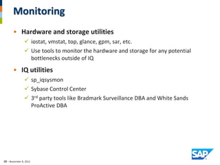 Tips and Tricks for SAP Sybase IQ | PDF
