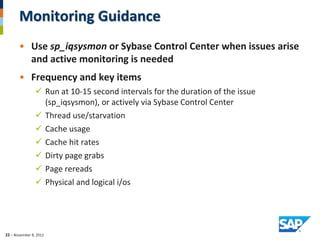 Tips and Tricks for SAP Sybase IQ | PDF