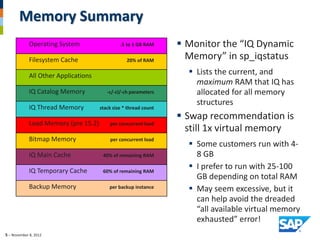Tips and Tricks for SAP Sybase IQ | PDF