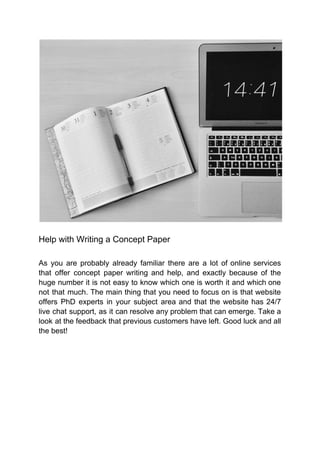 Tips and Tricks in Writing a Concept Paper | PDF