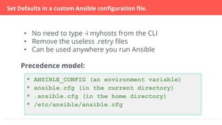 Simple Tips and Tricks with Ansible | PPT