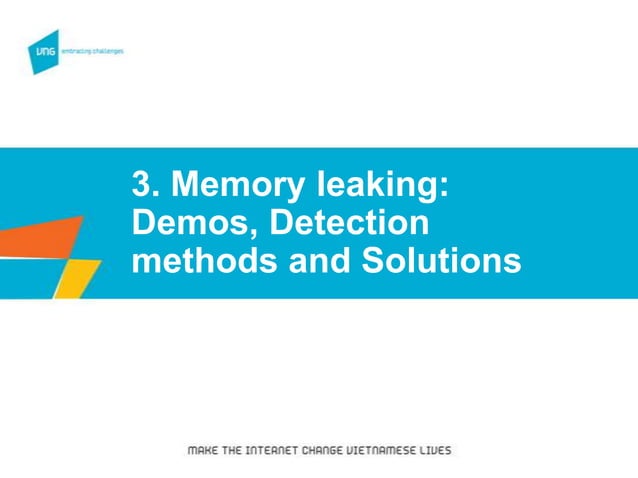 Tips and tricks to attack memory problem in android programming | PPT