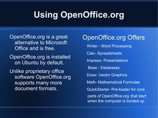 Tips and tricks ubuntu | ODP | Operating Systems | Computer Software and Applications