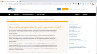 Tips and tricks when publishing books open access | PPT
