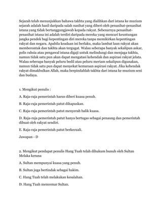 Tips Awal Peperiksaan exam PTD | PDF