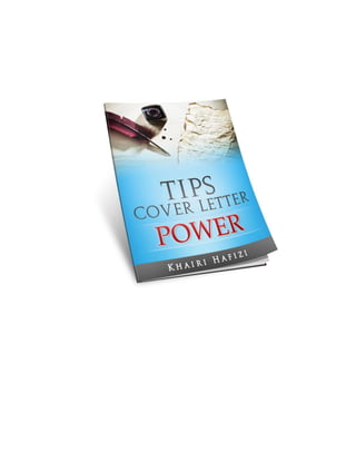 Tips cover letter sample | PDF