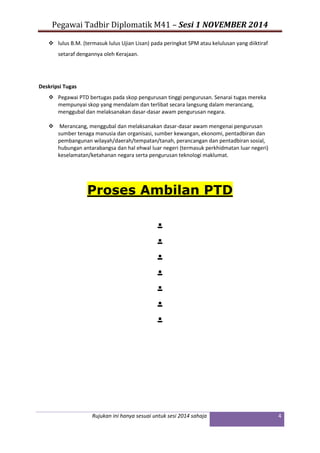 Tips dan Panduan Peperiksaan Pegawai Tadbir Diplomatik M41 | PDF