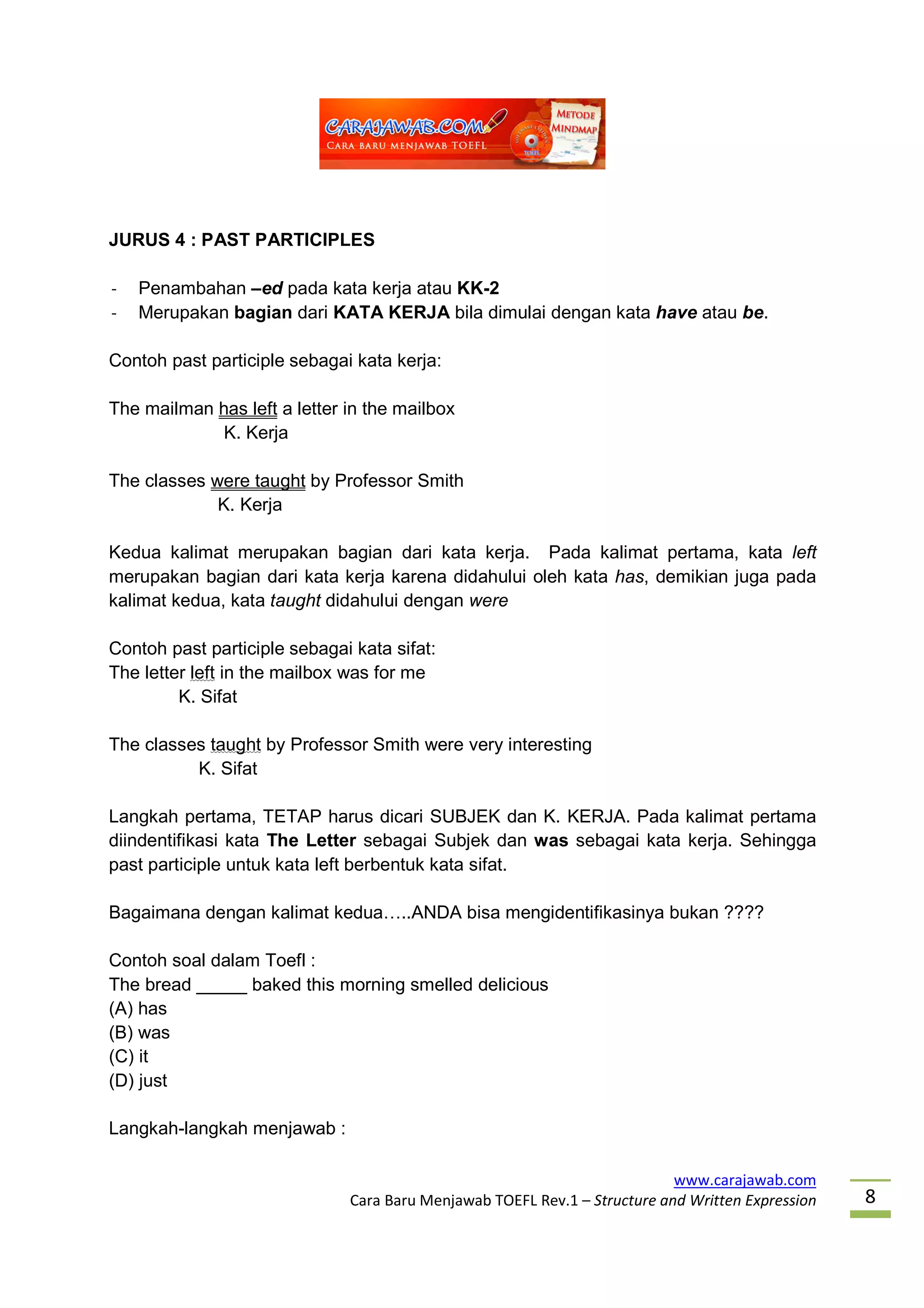 Tips dan trik_toefl_structure_and_written_expression | PDF