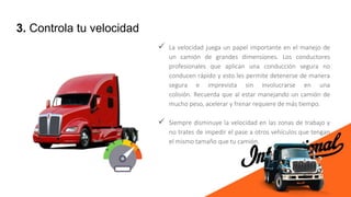 Tips de manejo seguro para camiones | PPTX