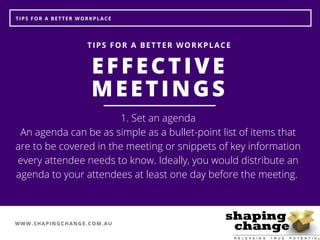 5 secrets to more effective meetings | PPT
