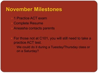 ACT overview & Resume | PPTX | Resume Writing and Advice | Job Search