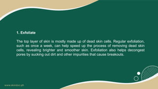 Tips for a more balanced skin tone | PPT