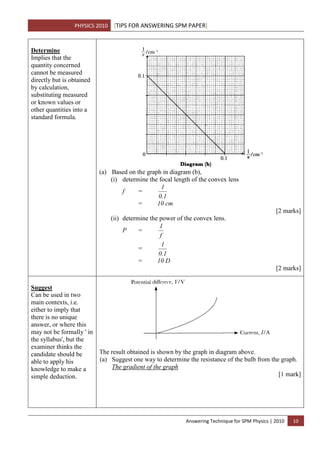 Tips for answering spm paper | PDF