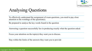 Tips for Answering Your Exams and Assignment Questions Effectively | PPT