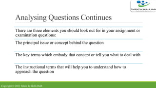 Tips for Answering Your Exams and Assignment Questions Effectively | PPT
