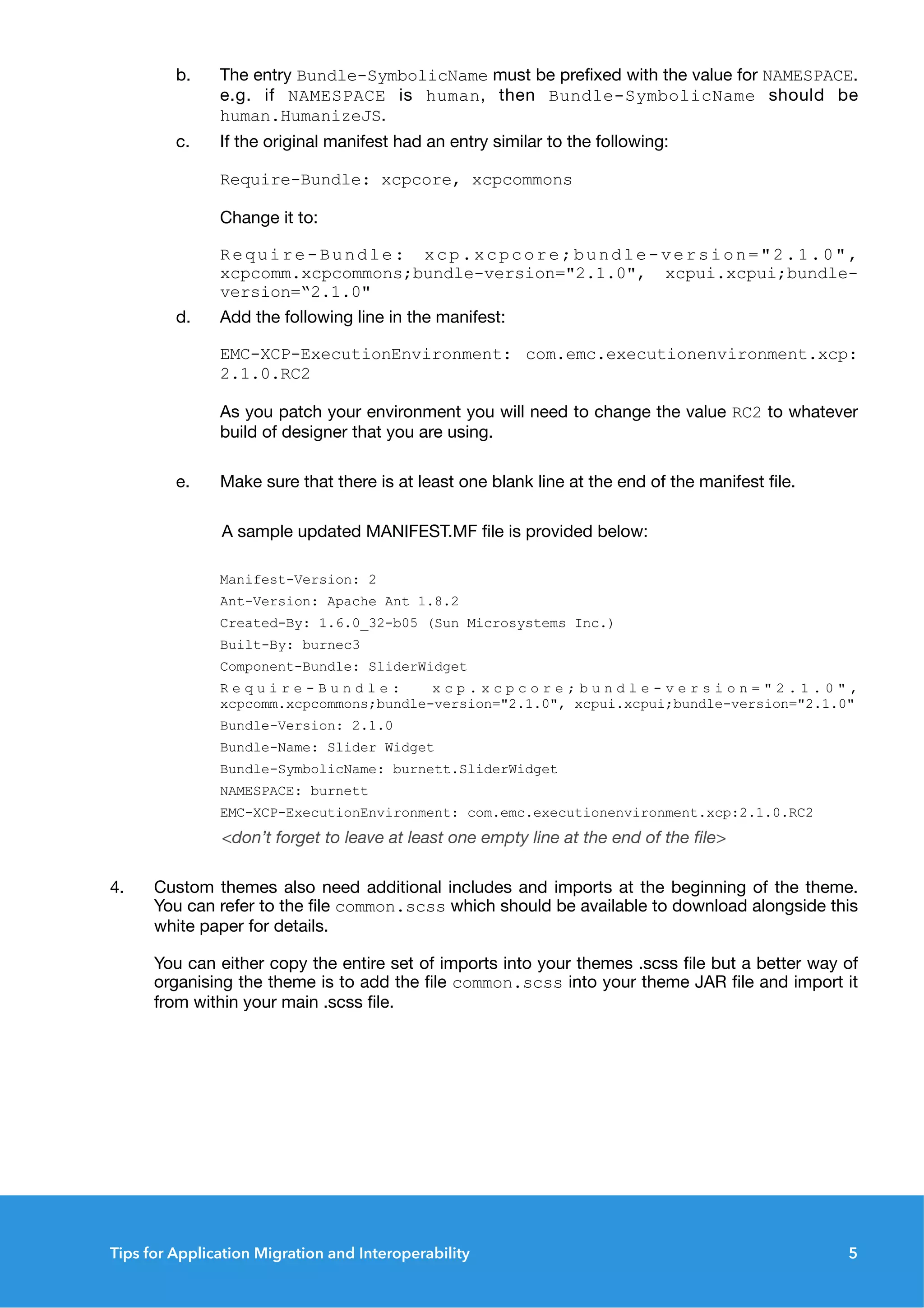 EMC Documentum xCP 2.x Tips for application migration v1.1 | PDF ...