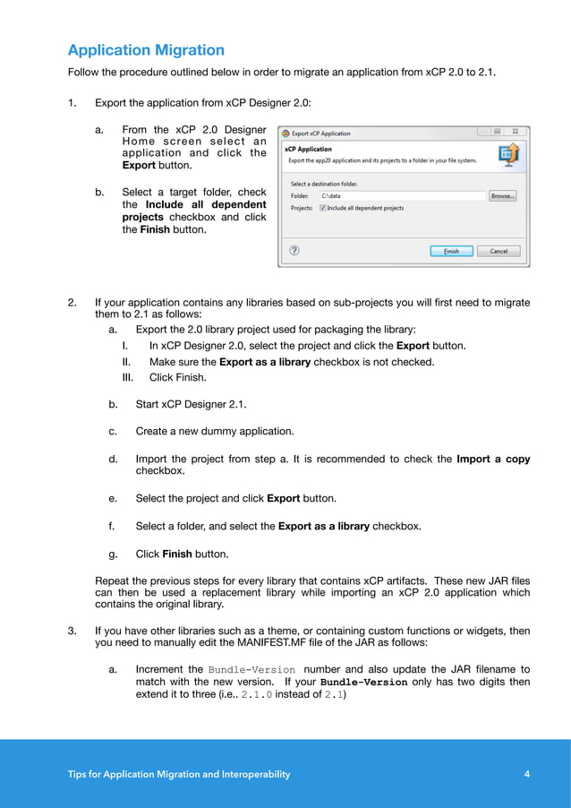 EMC Documentum xCP 2.x Tips for application migration v1.1 | PDF | Desktop Publishing | Computer ...